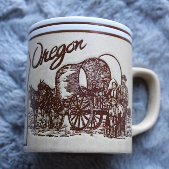 Smith Western | Dining | Vintage Stoneware Souvenir The Oregon Trail ...